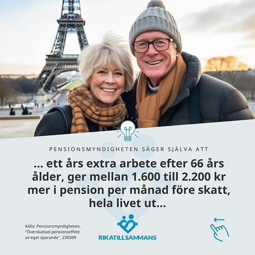 Tänk om det är lite dumt att ha ett privat pensionssparande? - Pension - RikaTillsammans Forumet