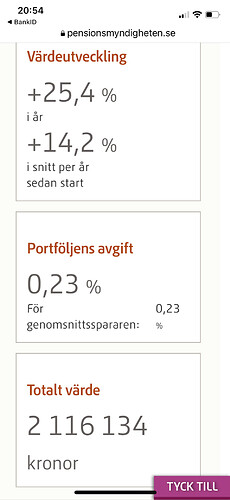 Premiepension och inkomstpension per ålder för snittsvensken | Jämför dig själv - Sida 4 ...