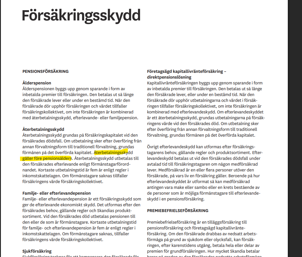 Flytt av tjänstepension 2025 - Pension - RikaTillsammans Forumet