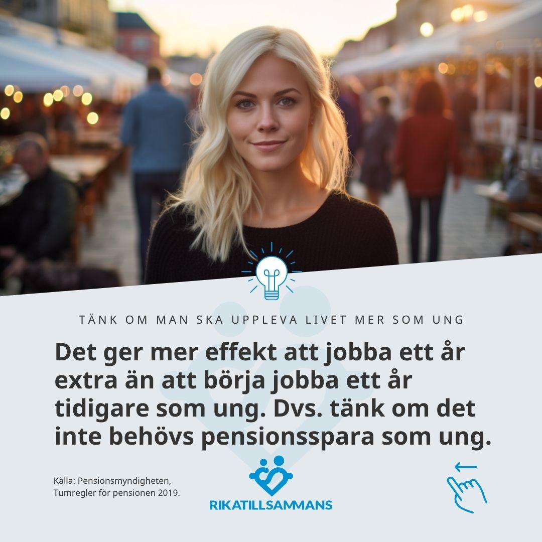 Tänk om det är lite dumt att ha ett privat pensionssparande? - Pension - RikaTillsammans Forumet
