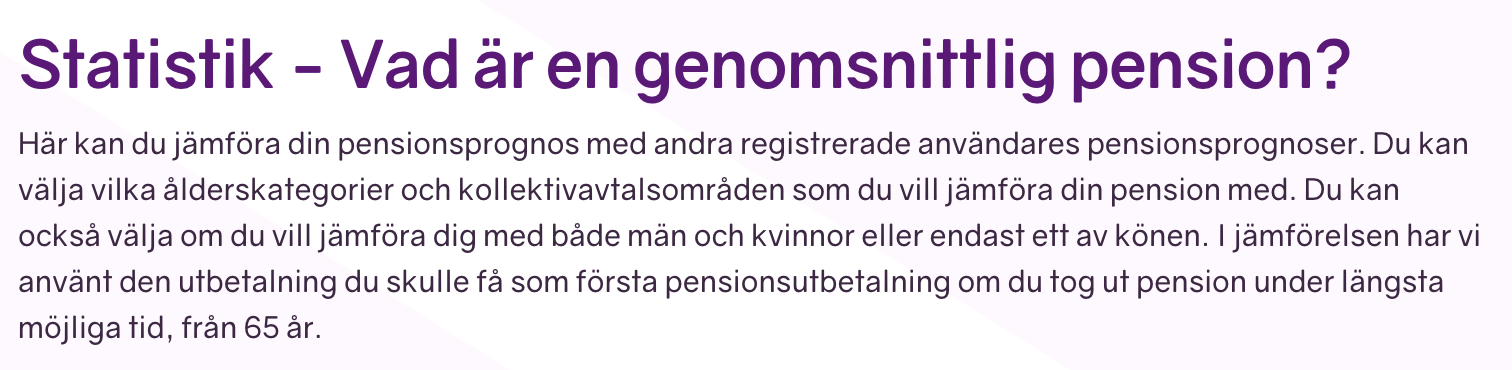 Vilken pensionsprognos är mest tillförlitlig - Minpension eller Pensionsmyndigheten? - Pension ...