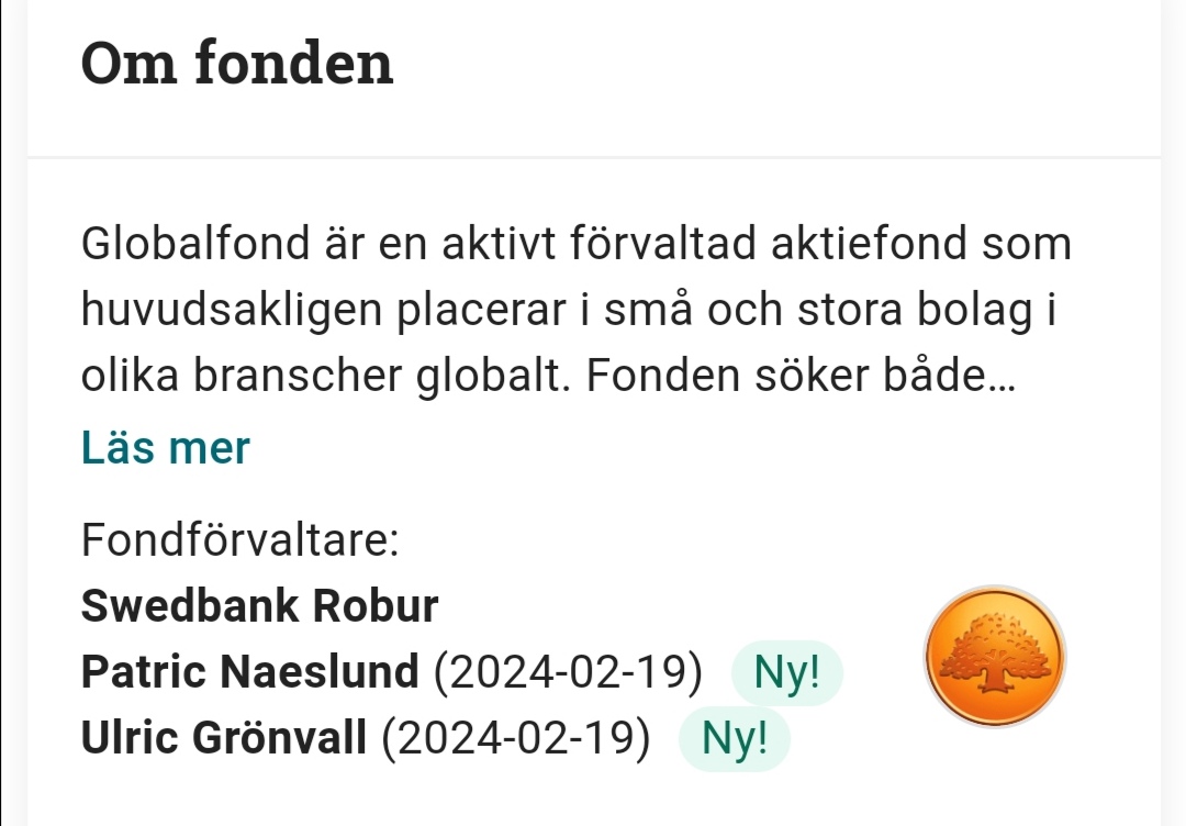 Swedbank Robur Globalfond A eller I - Fonder, fondrobotar och ...