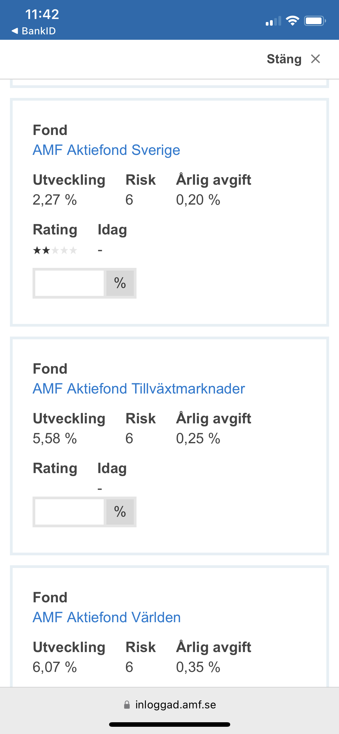 Avgifter AMF Generationsportfölj? - Fonder, fondrobotar och indexfonder ...